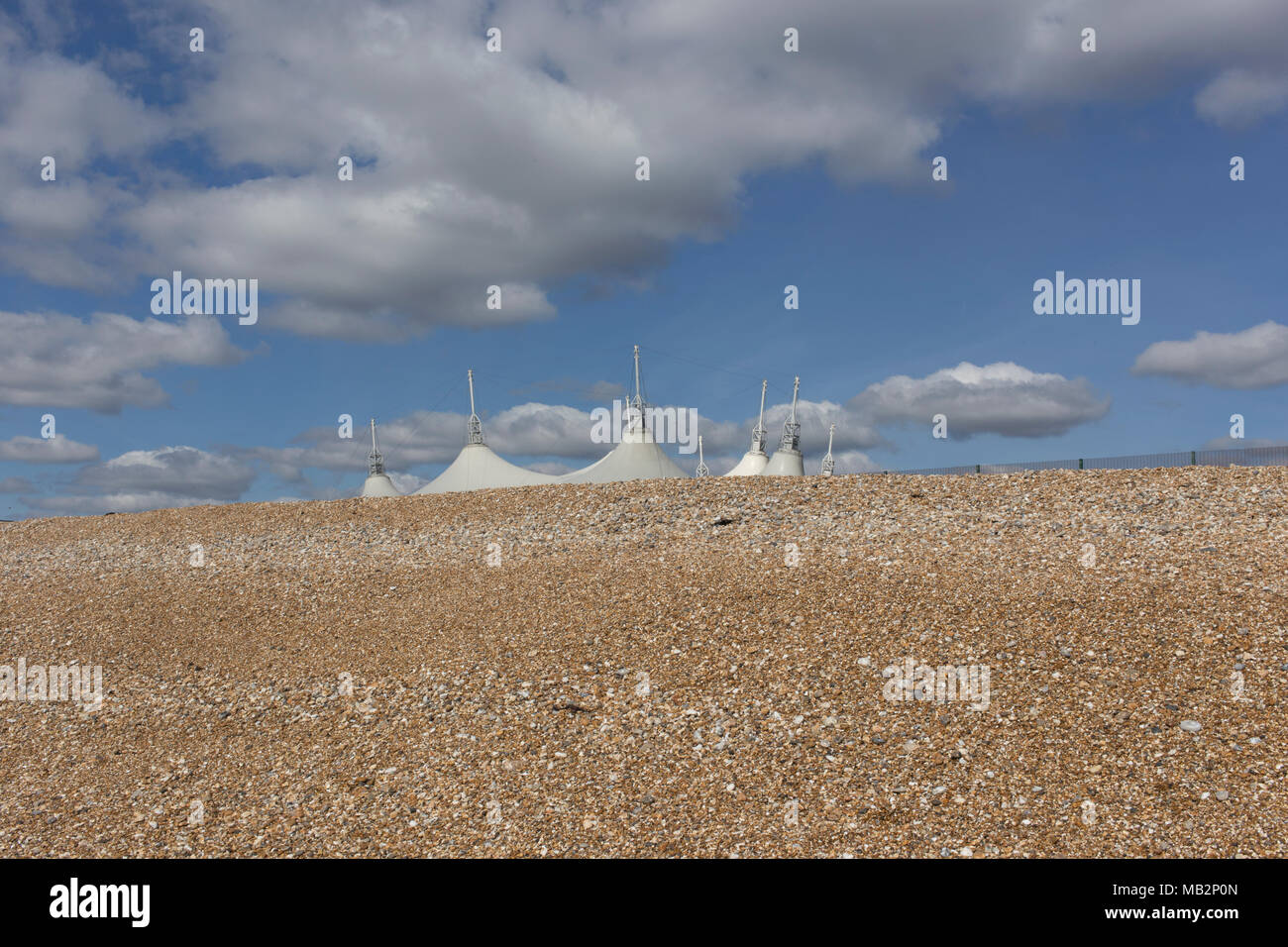 Butlins Resort Bognor Regis, as seen from the beach, West Sussex Stock ...