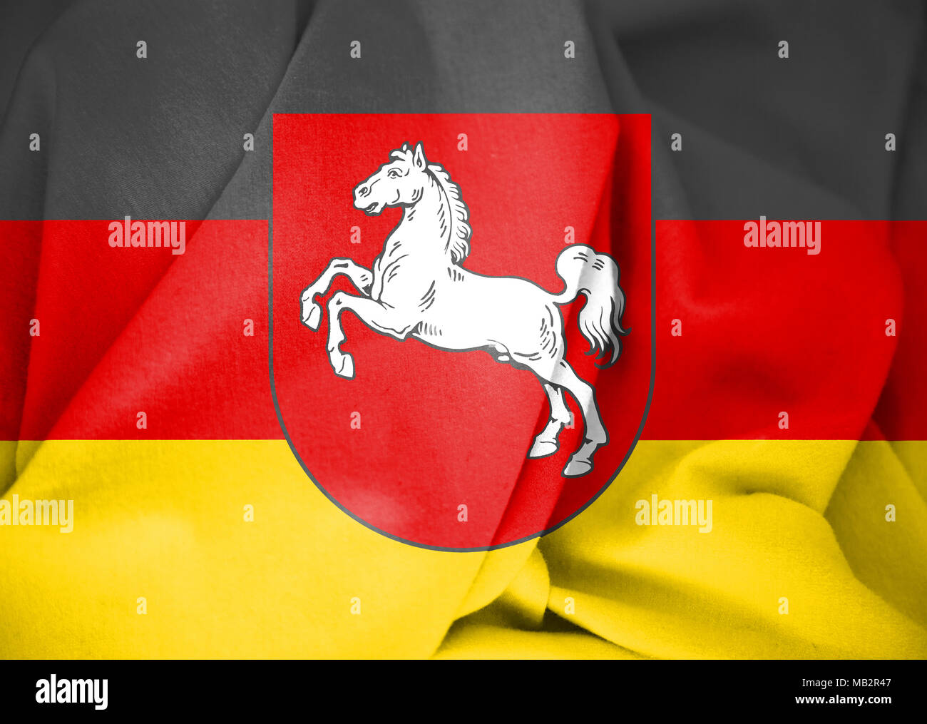 Lower Saxony Germany Flag