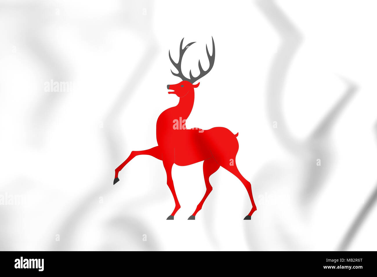 3D Flag of Nizhny Novgorod, Russia. 3D Illustration Stock Photo - Alamy