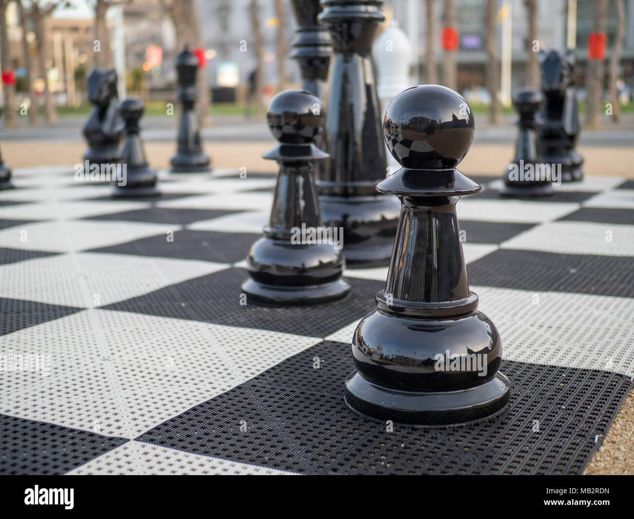 Life size chess set hi-res stock photography and images - Alamy