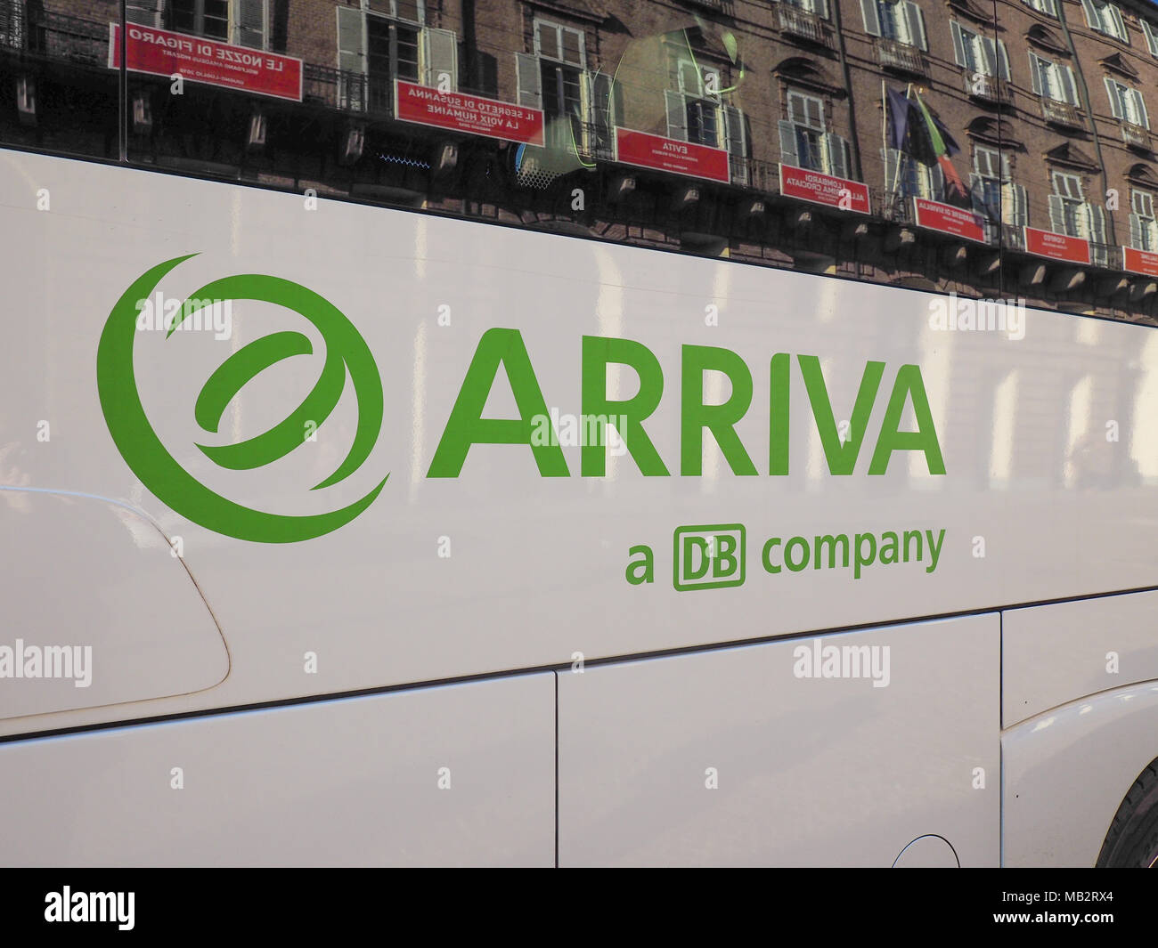 TURIN, ITALY - CIRCA FEBRUARY 2018: Arriva (A DB company) bus Stock ...