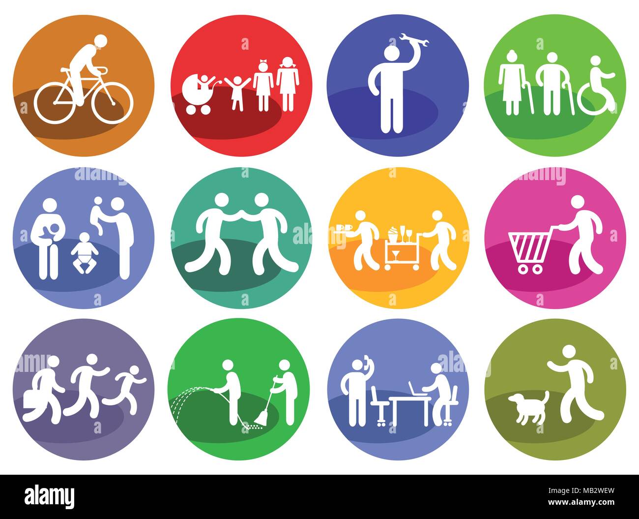 People icon, service sign Stock Vector Image & Art - Alamy