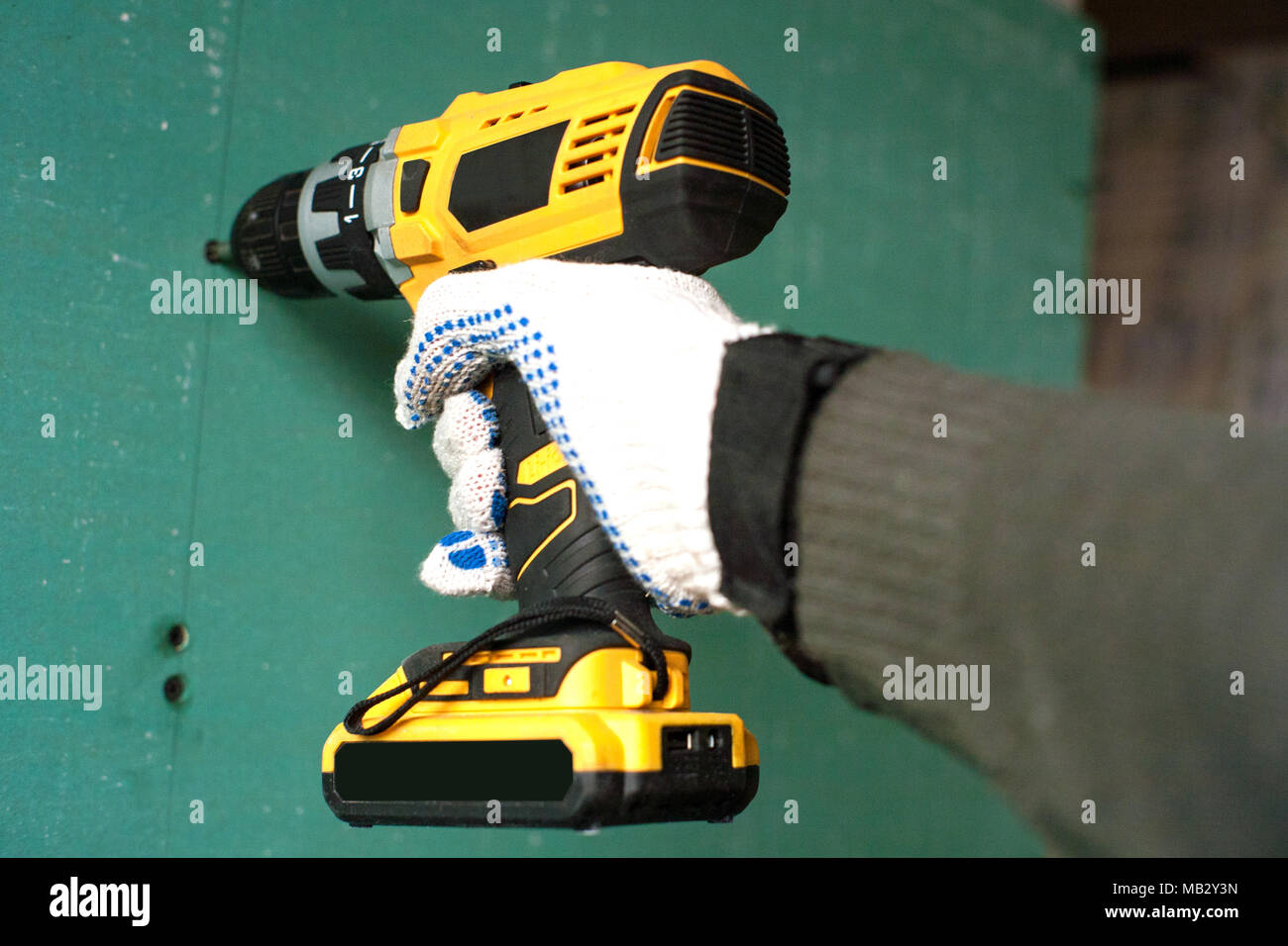 interior house alterations works Drywall Stock Photo - Alamy