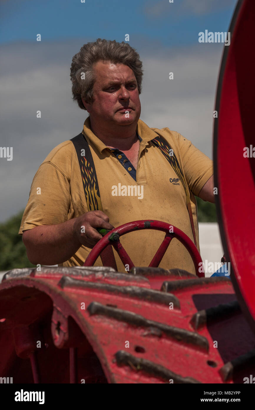 Hadrian Spooner of HMS Engineering at Kelsall Steam Fair 2013, Cheshire ...