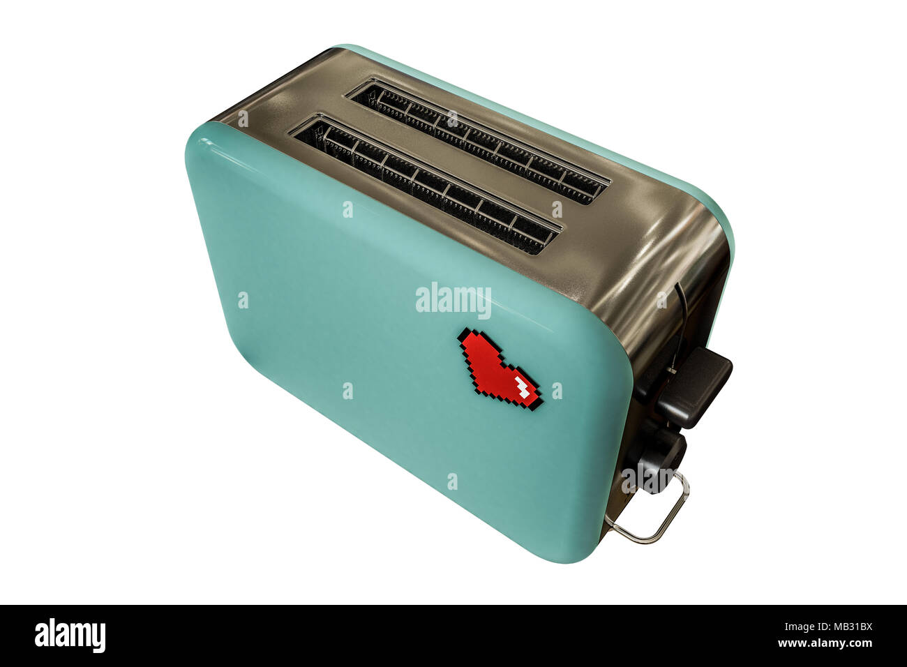 3d illustration of a toaster isolated on white background Stock Photo ...