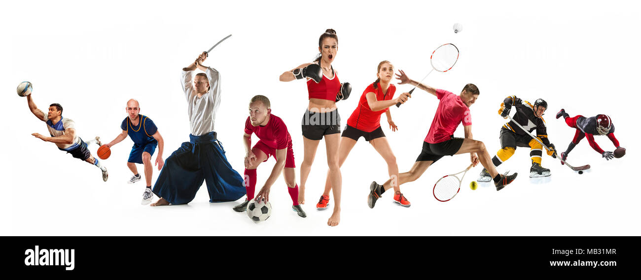 Sport collage hi-res stock photography and images - Alamy
