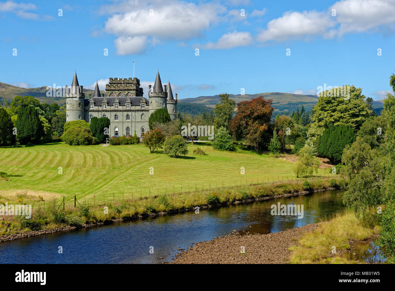 Inveraray Castle, Inveraray, Argyll and Bute, Scotland, United Kingdom ...