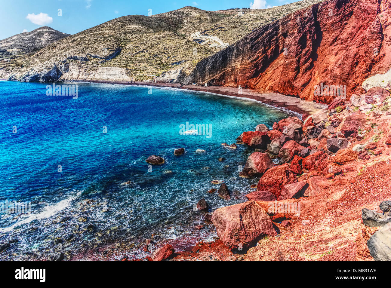 Red sand beach hi-res stock photography and images - Alamy