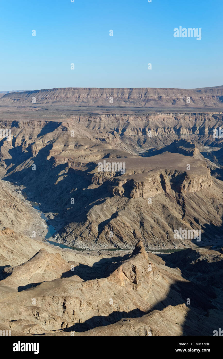 Fish River Canyon, view from the main lookout point, Ai-Ais ...