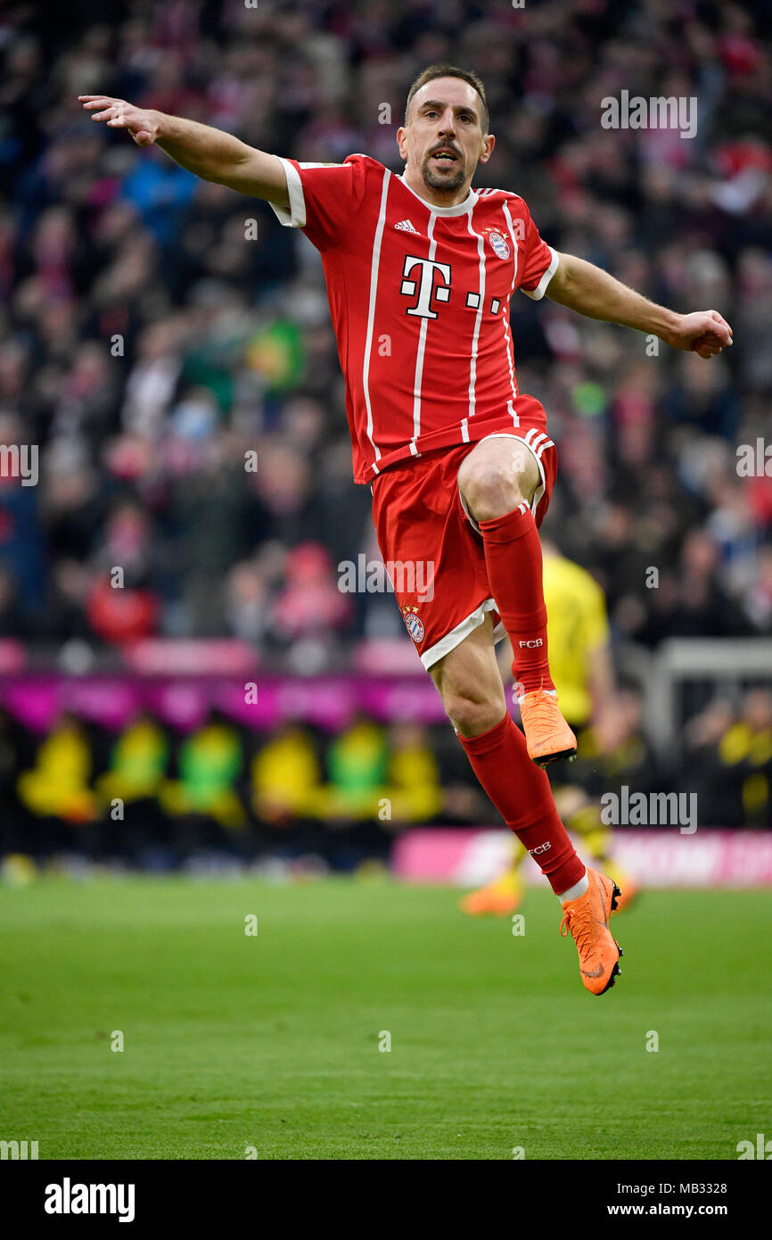 Franck Ribéry FC Bayern Munich, Allianz Arena, Munich, Bavaria, Germany ...
