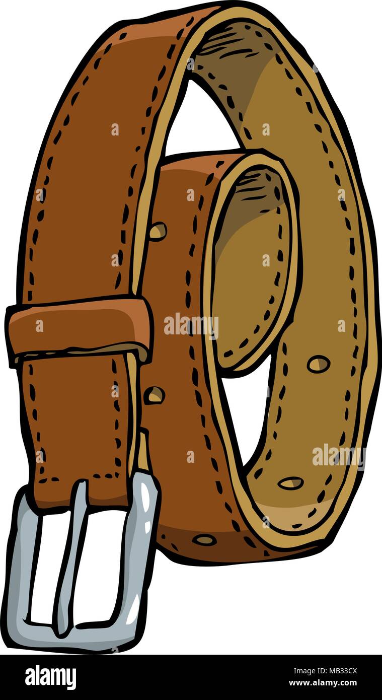 Cartoon Leather Belt High Resolution Stock Photography and Images - Alamy