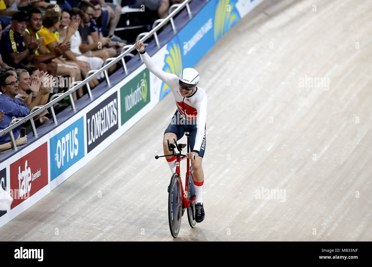 England's Charlie Tanfield celebrates winning gold in the Men's 4000m ...