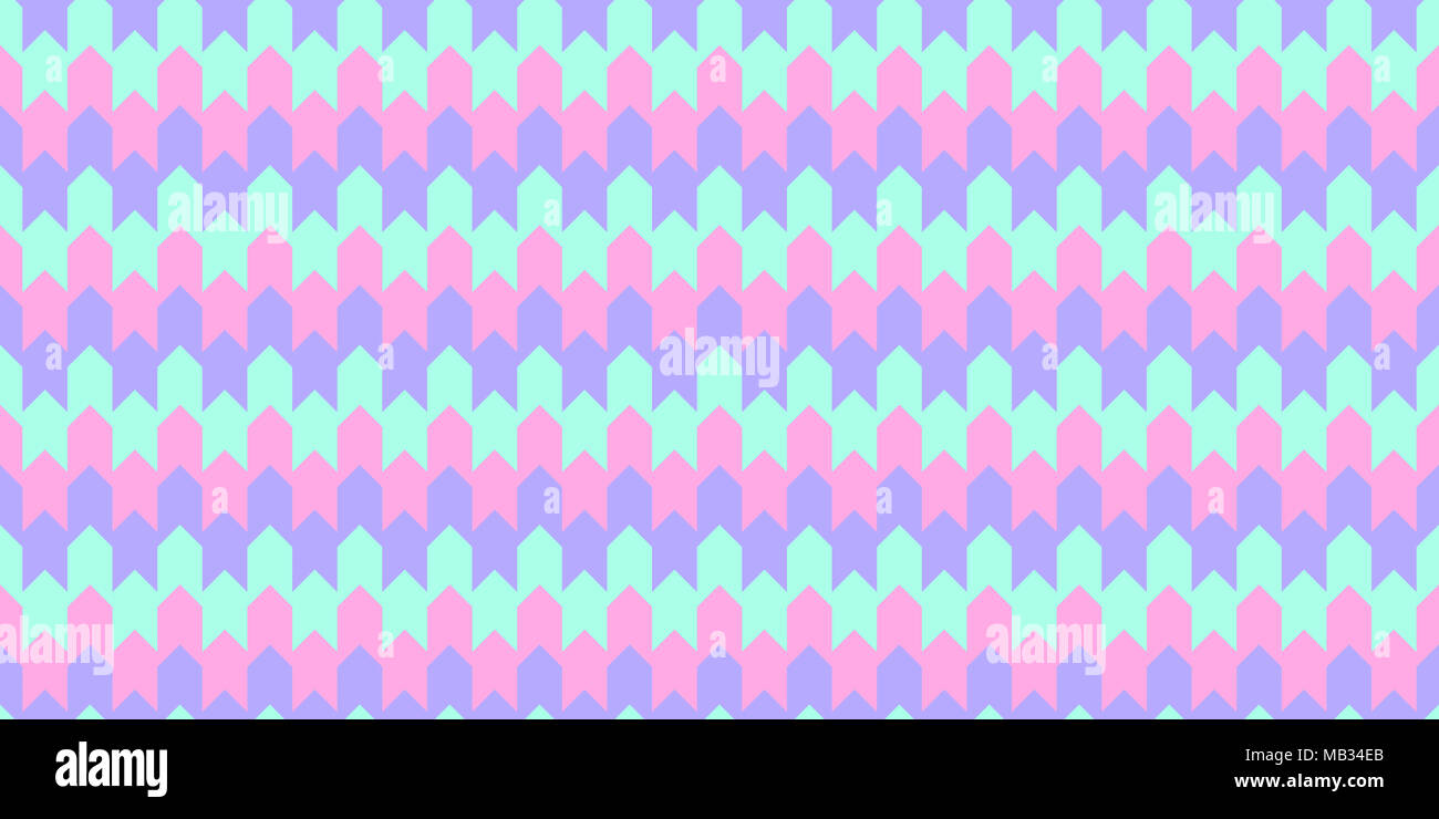 Turquoise And Pink Chevron Wallpaper