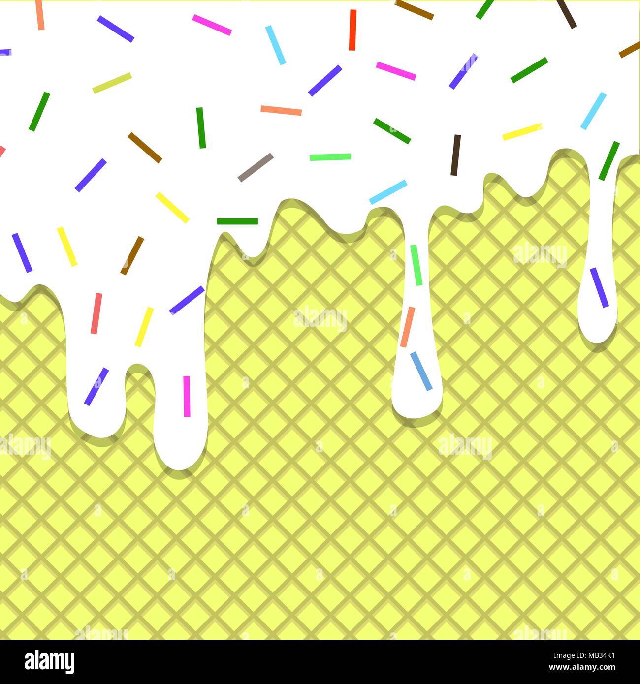 Birthday cake candy sprinkles seamless Stock Vector Images - Alamy