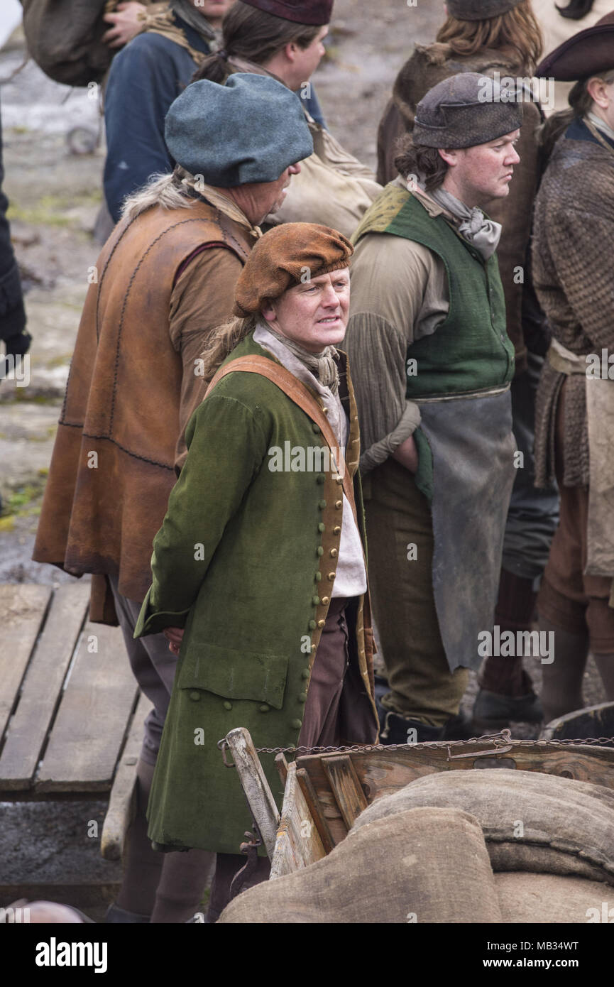 Dunure harbour outlander hi-res stock photography and images - Alamy