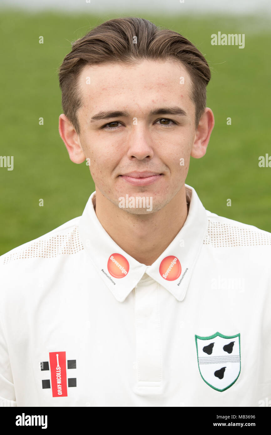 Ben Twohig of Worcestershire in County Championship kit during the ...