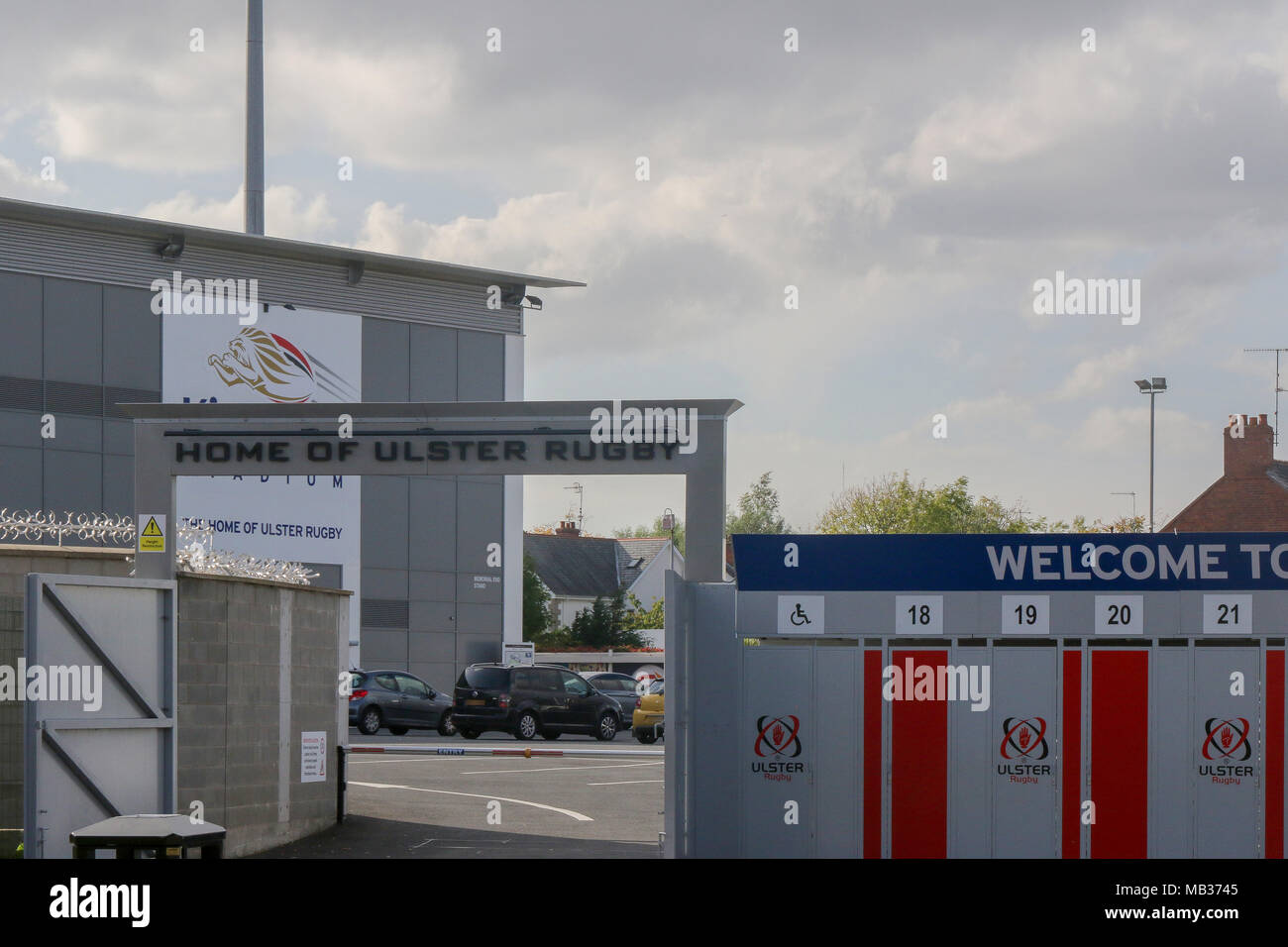 Entrance kingspan stadium hi-res stock photography and images - Alamy