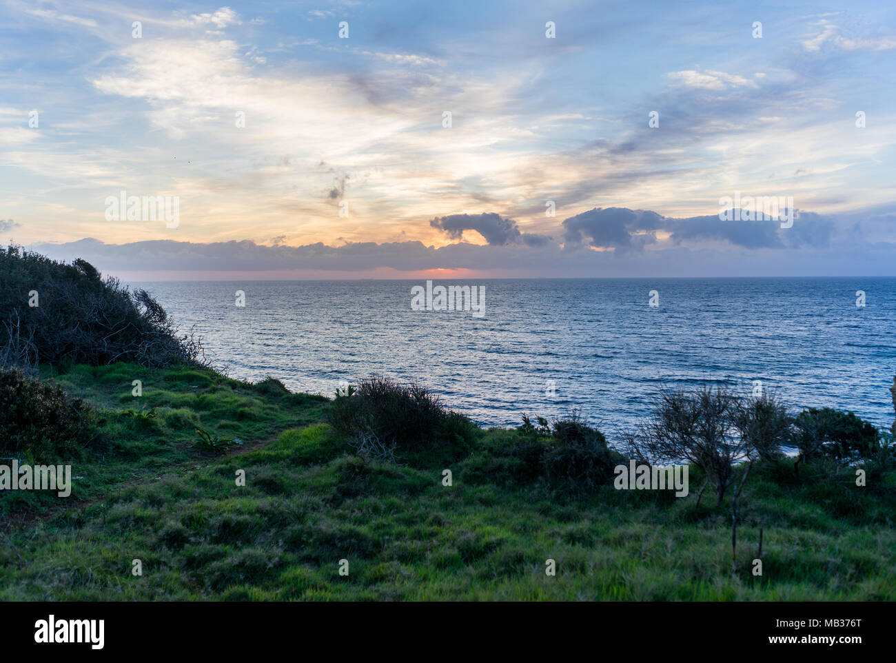 Sunrise in otranto - amazing landscape of Otranto sea at sunrise Stock ...