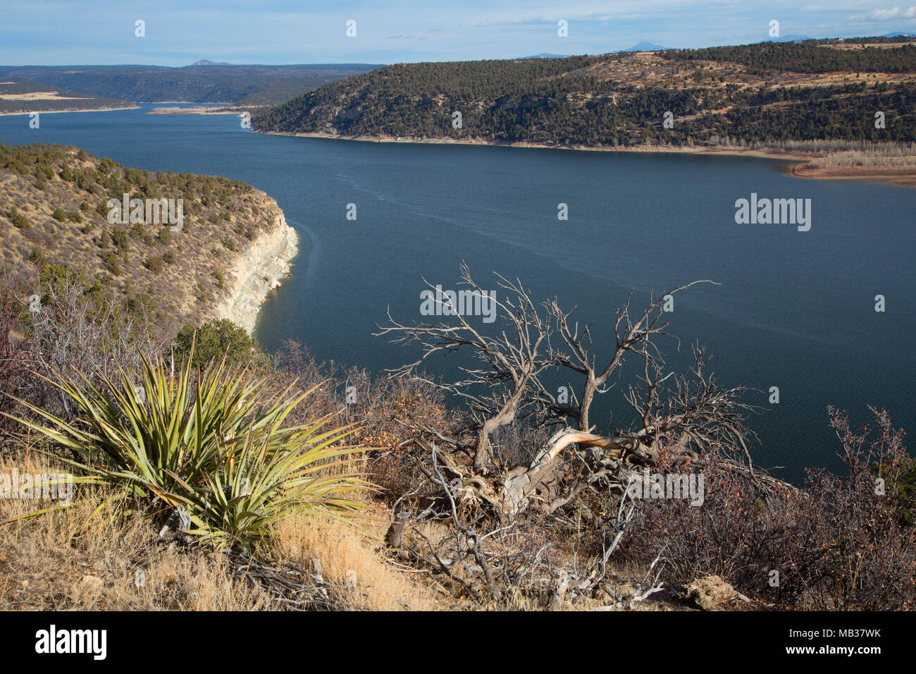 McPhee Reservoir view, Anasazi Heritage Center, Canyons of the Ancients ...