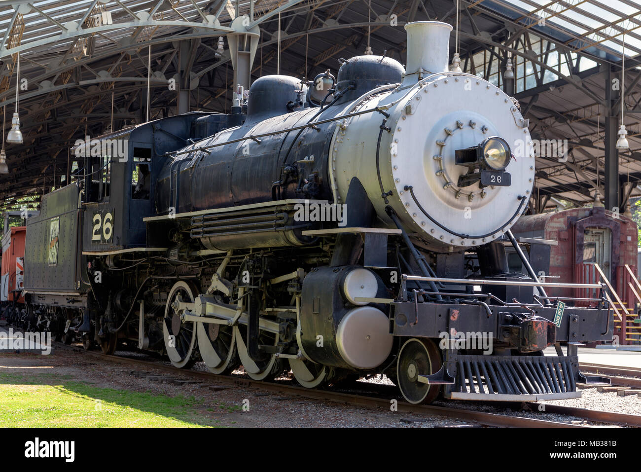 Steam engine, Travel Town Museum, Griffith Park, LA, CA, USA Stock ...
