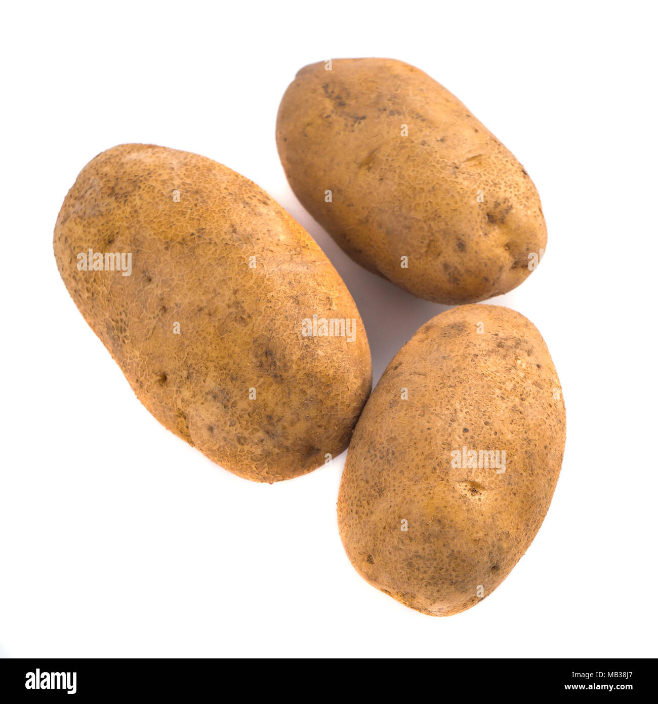 potatos isolated on white background close up Stock Photo - Alamy