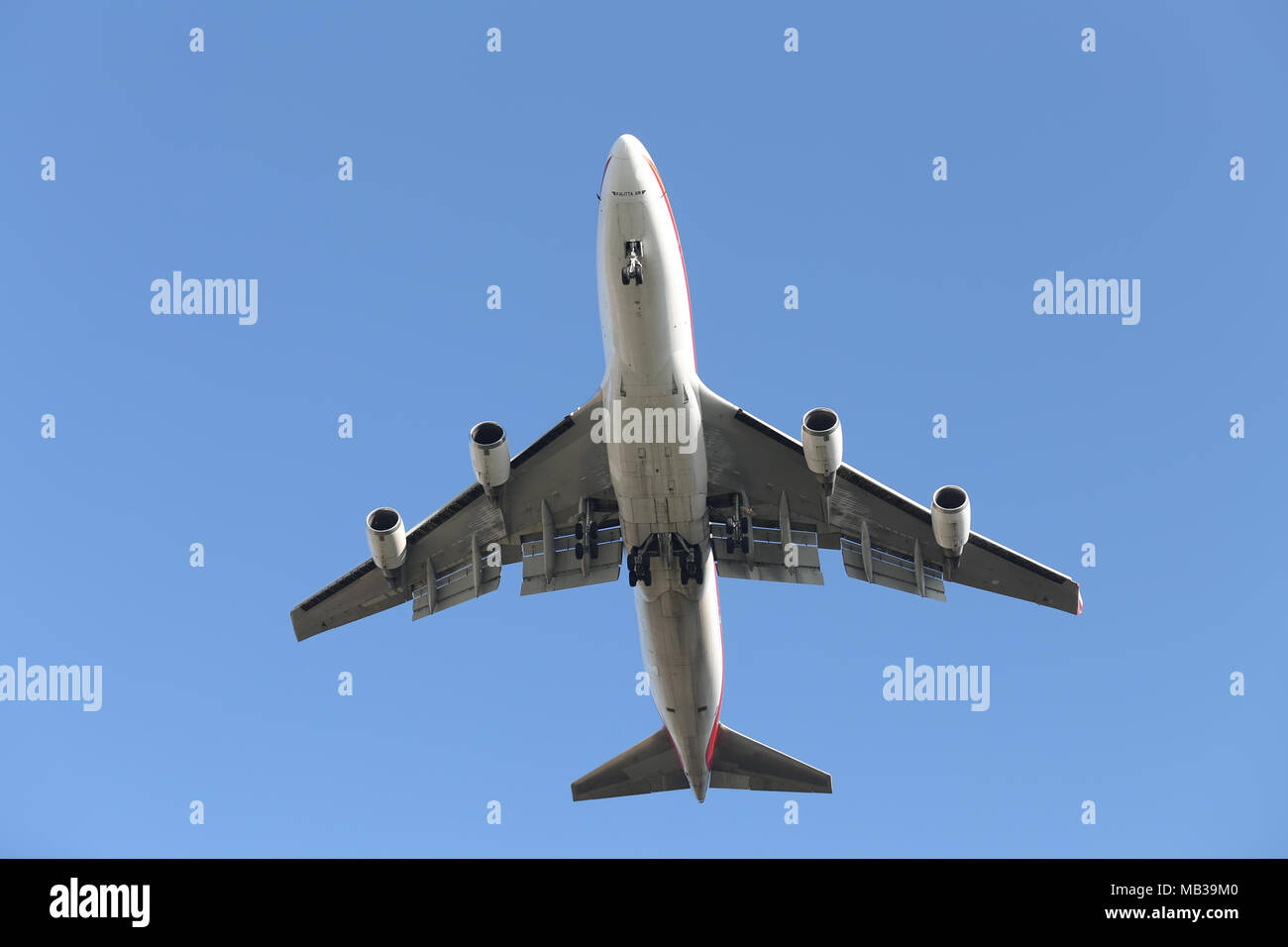 ISTANBUL, TURKEY - JANUARY 07, 2018: Kalitta Air Boeing 747-400 landing ...