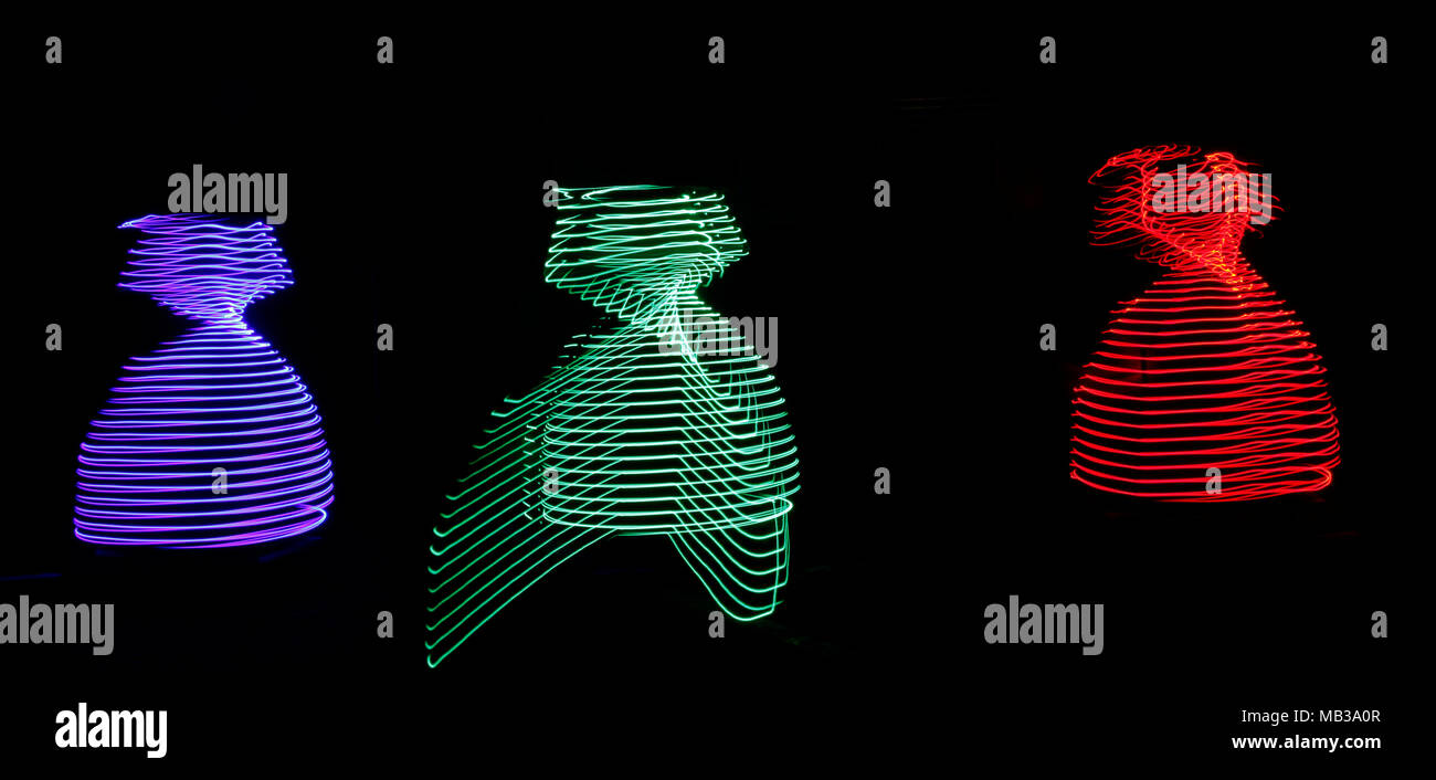 light painting with a slow shutter speed Stock Photo - Alamy