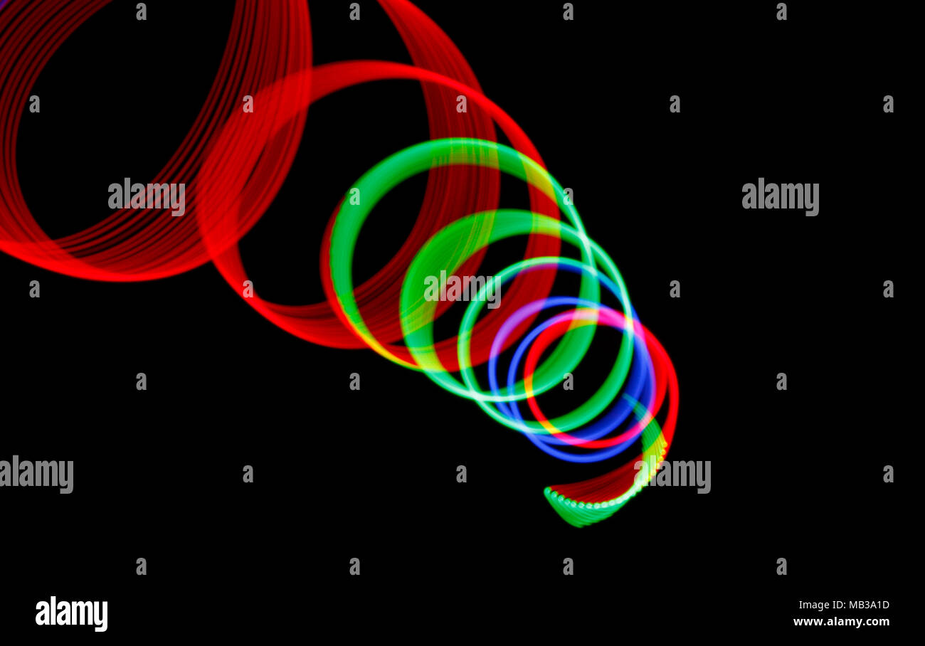light painting with a slow shutter speed Stock Photo - Alamy