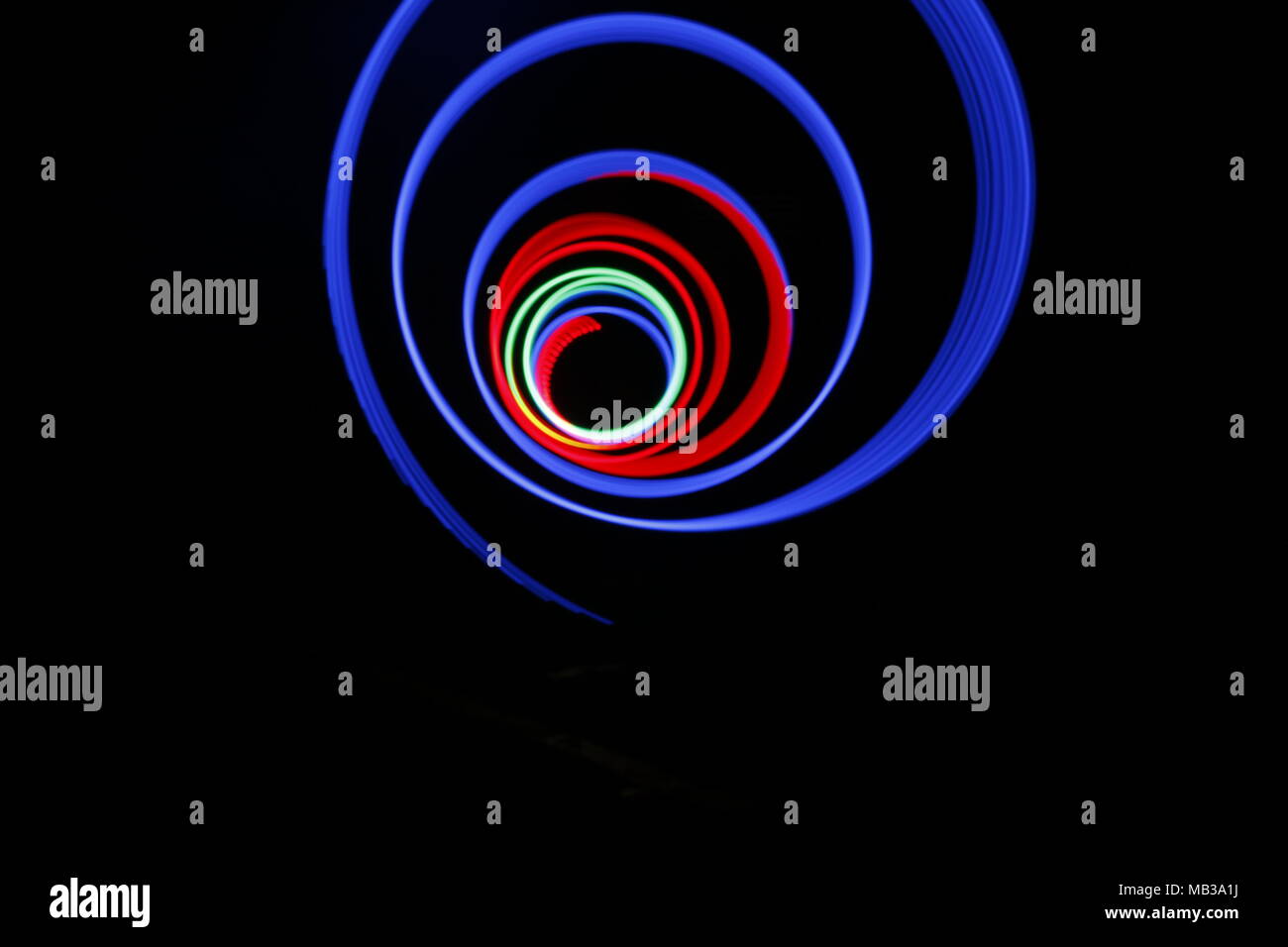 light painting with a slow shutter speed Stock Photo - Alamy