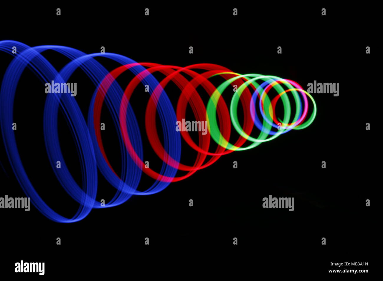 light painting with a slow shutter speed Stock Photo - Alamy