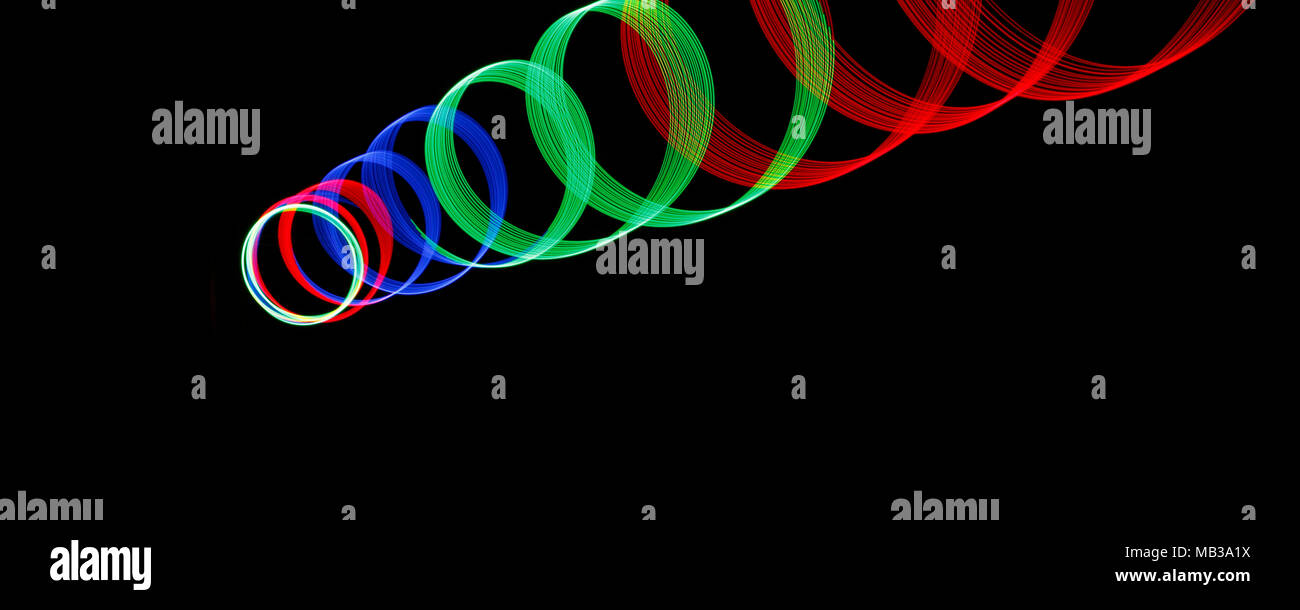 light painting with a slow shutter speed Stock Photo - Alamy