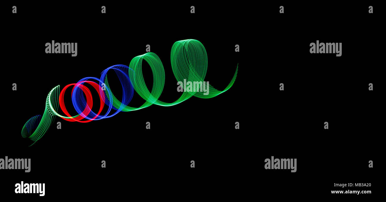 light painting with a slow shutter speed Stock Photo - Alamy