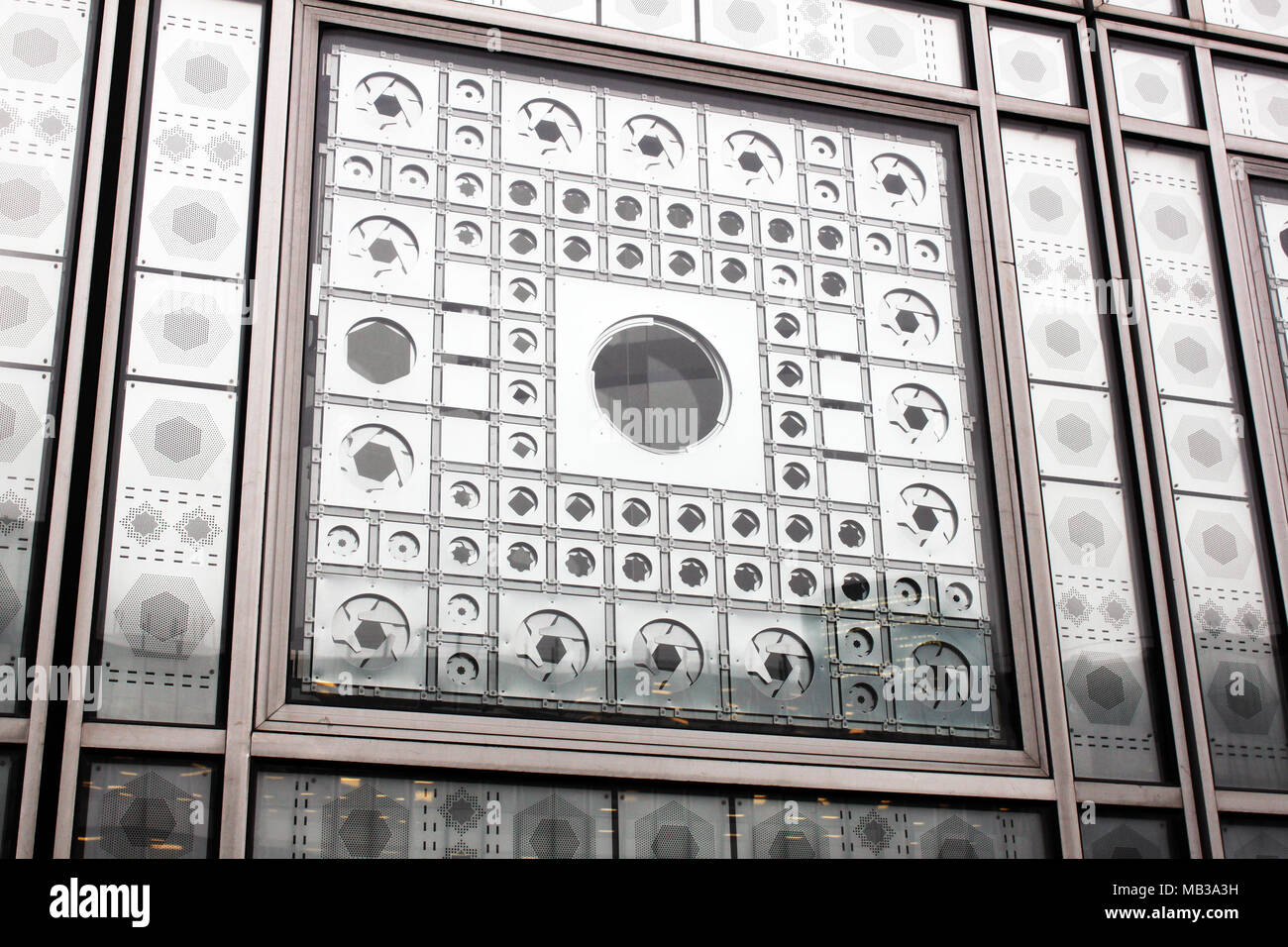 Window light filtering has made from series of apertures Stock Photo ...