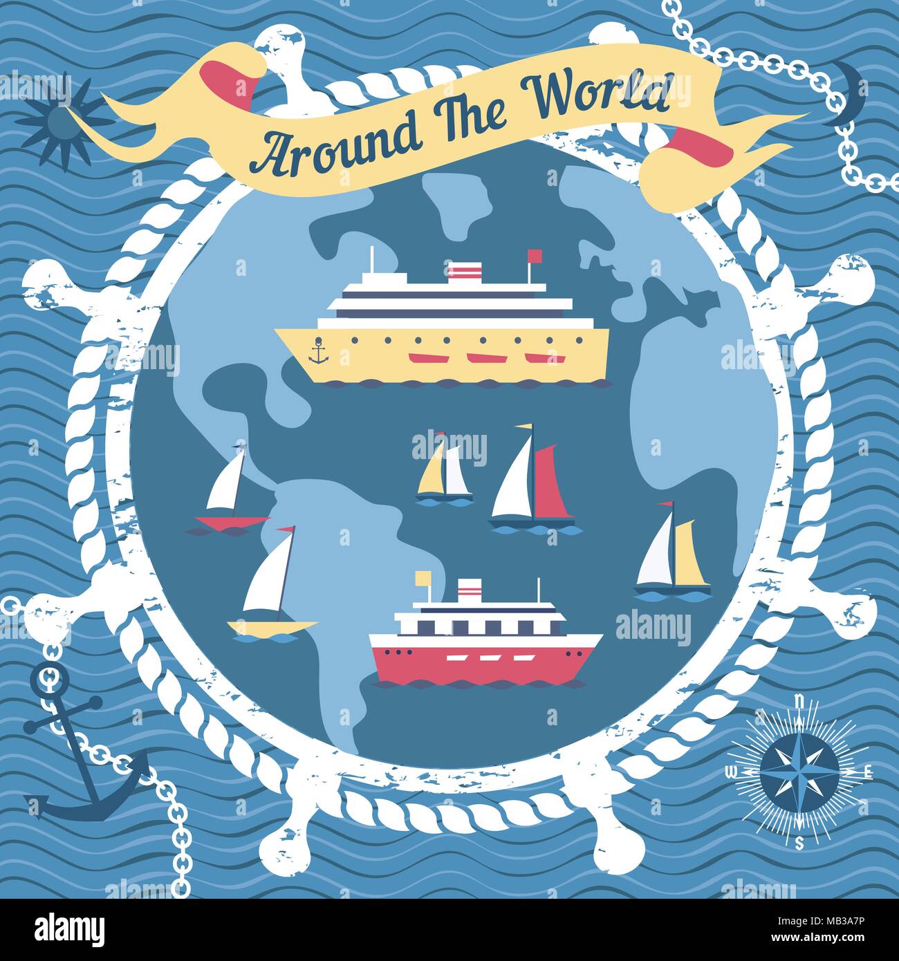 Around the world concept Stock Vector Image & Art - Alamy