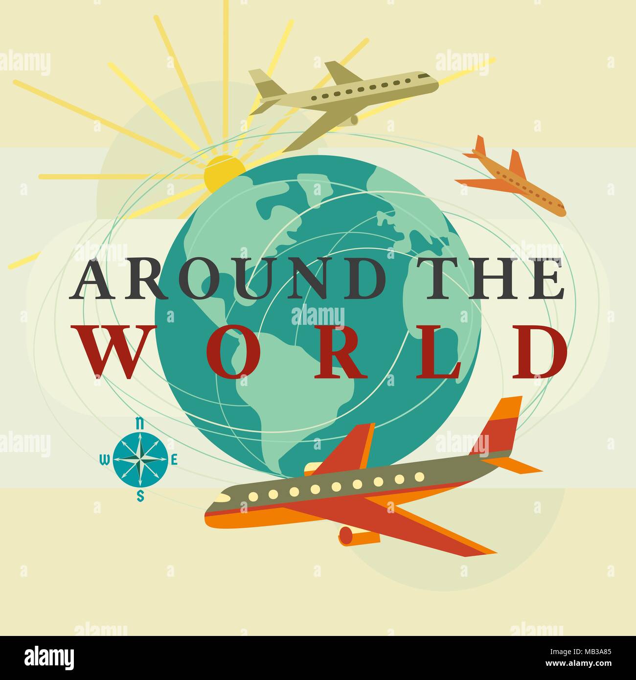 Around the world concept Stock Vector Image & Art - Alamy