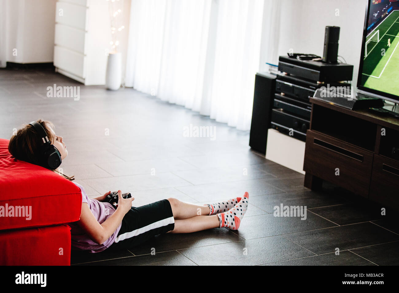 Children Play Playstation High Resolution Stock Photography and Images ...