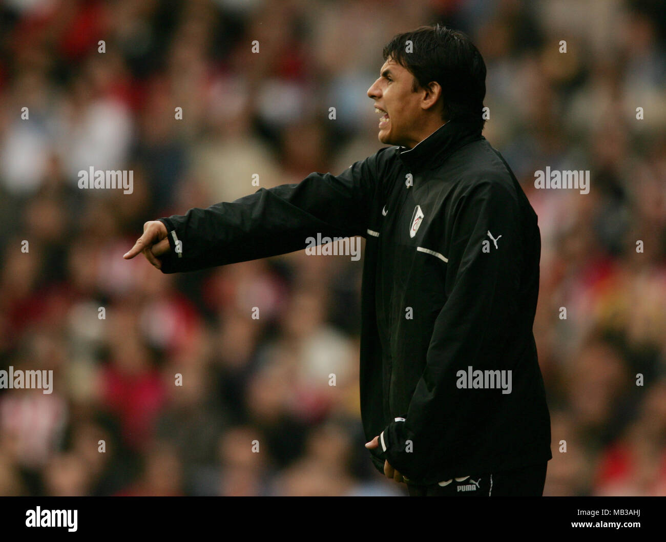 Football manager shouting at players hi-res stock photography and ...
