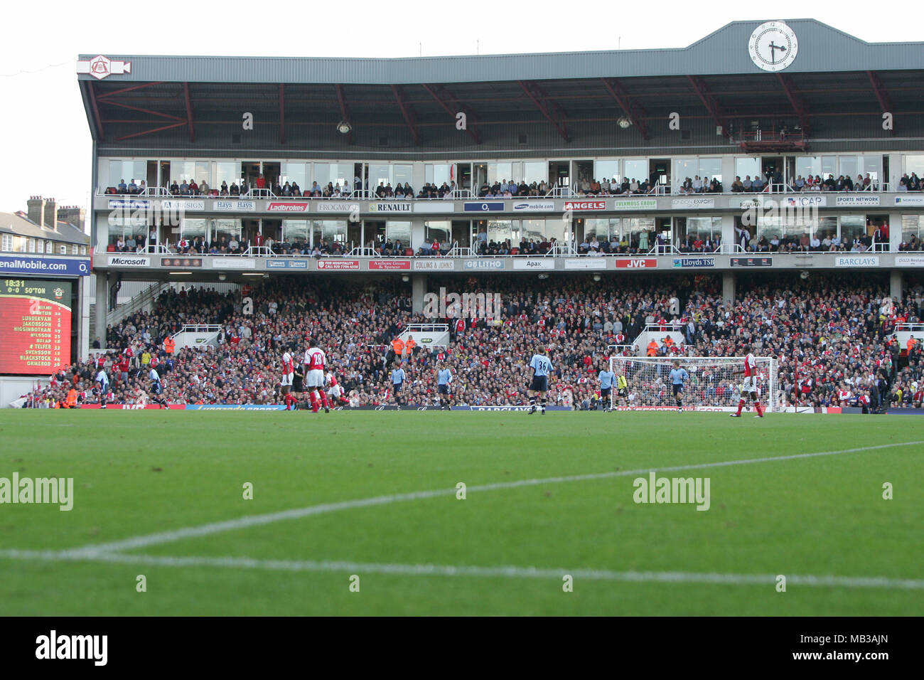 Highbury clock end hi-res stock photography and images - Alamy