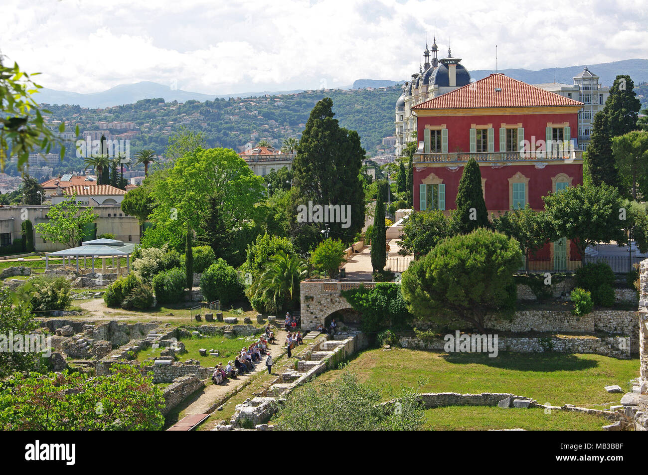 Nice (south eastern France, French Riviera): the Gallo-Roman ruins of ...