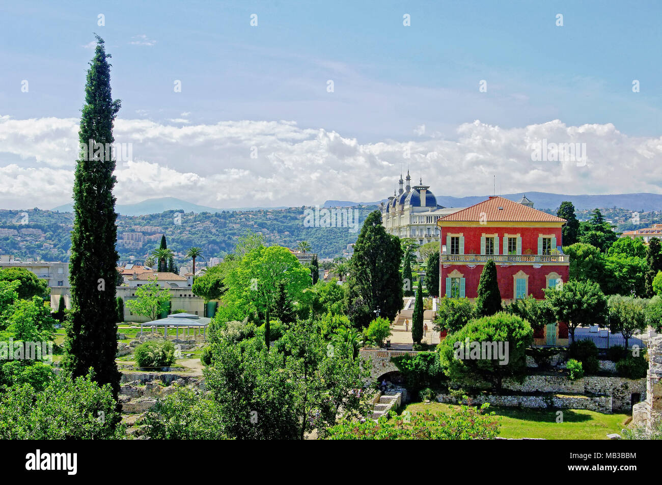 Nice (south eastern France, French Riviera): the Gallo-Roman ruins of ...