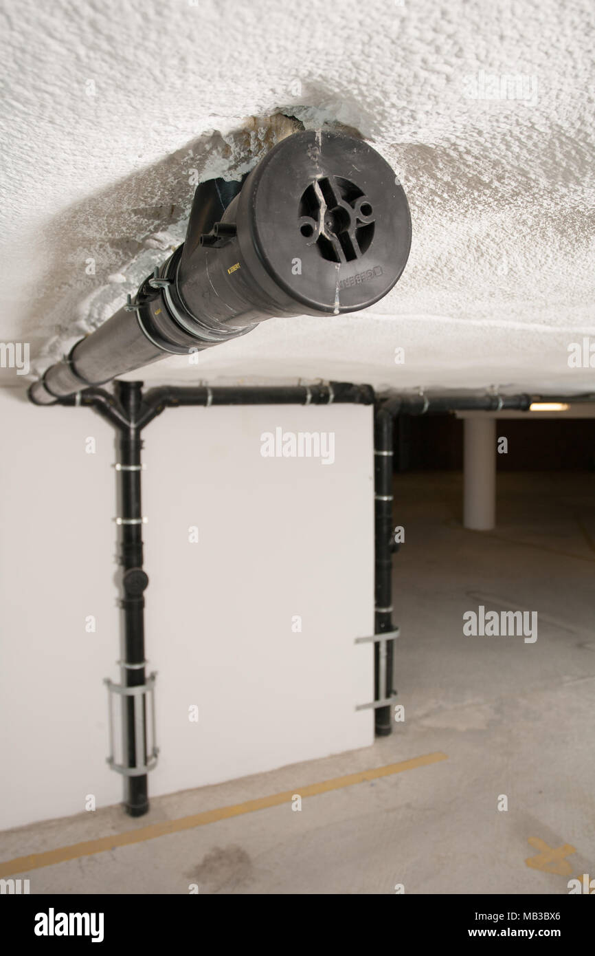 Plumbing drain pipes complex hi-res stock photography and images - Alamy