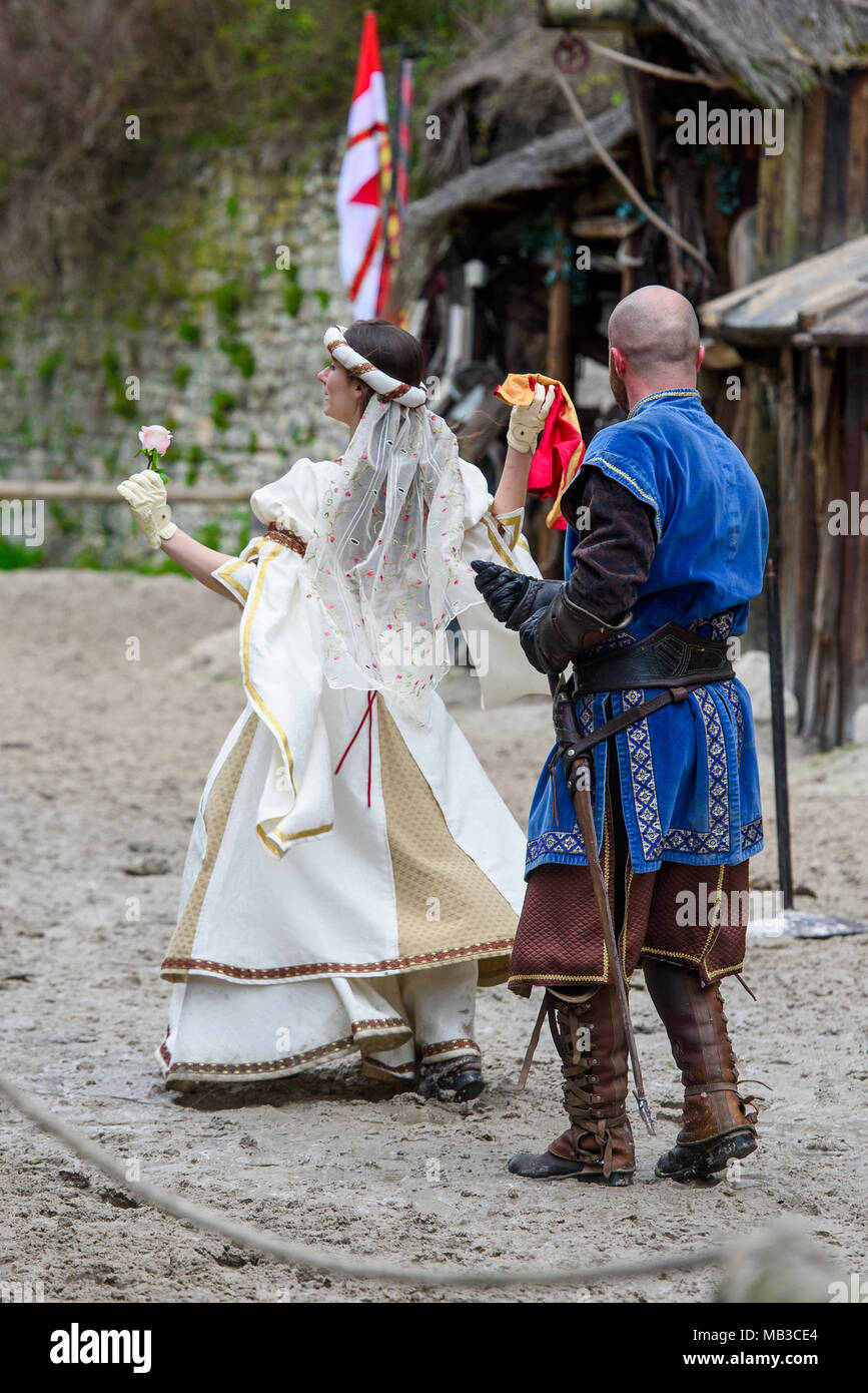 Medieval Knight And Princess