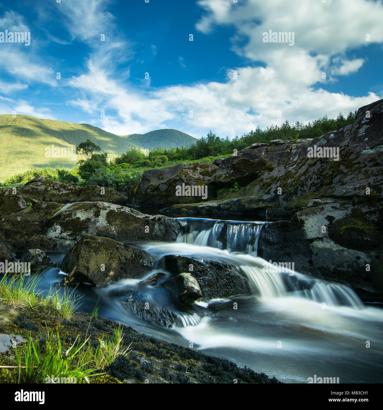 waterfall in Ireland Stock Photo - Alamy