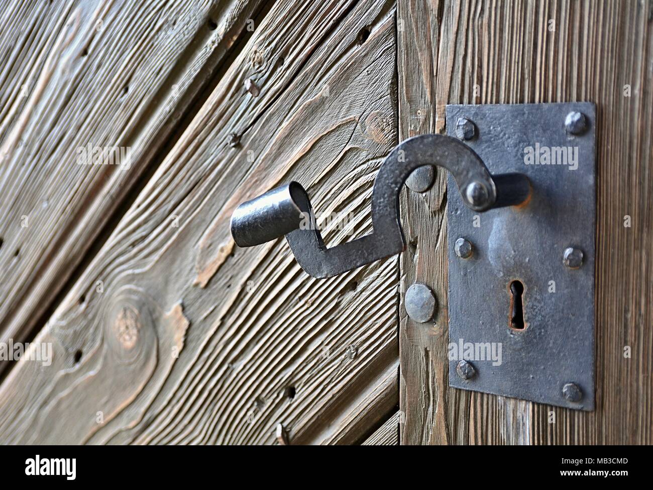 Old wooden handle texture hi-res stock photography and images - Alamy