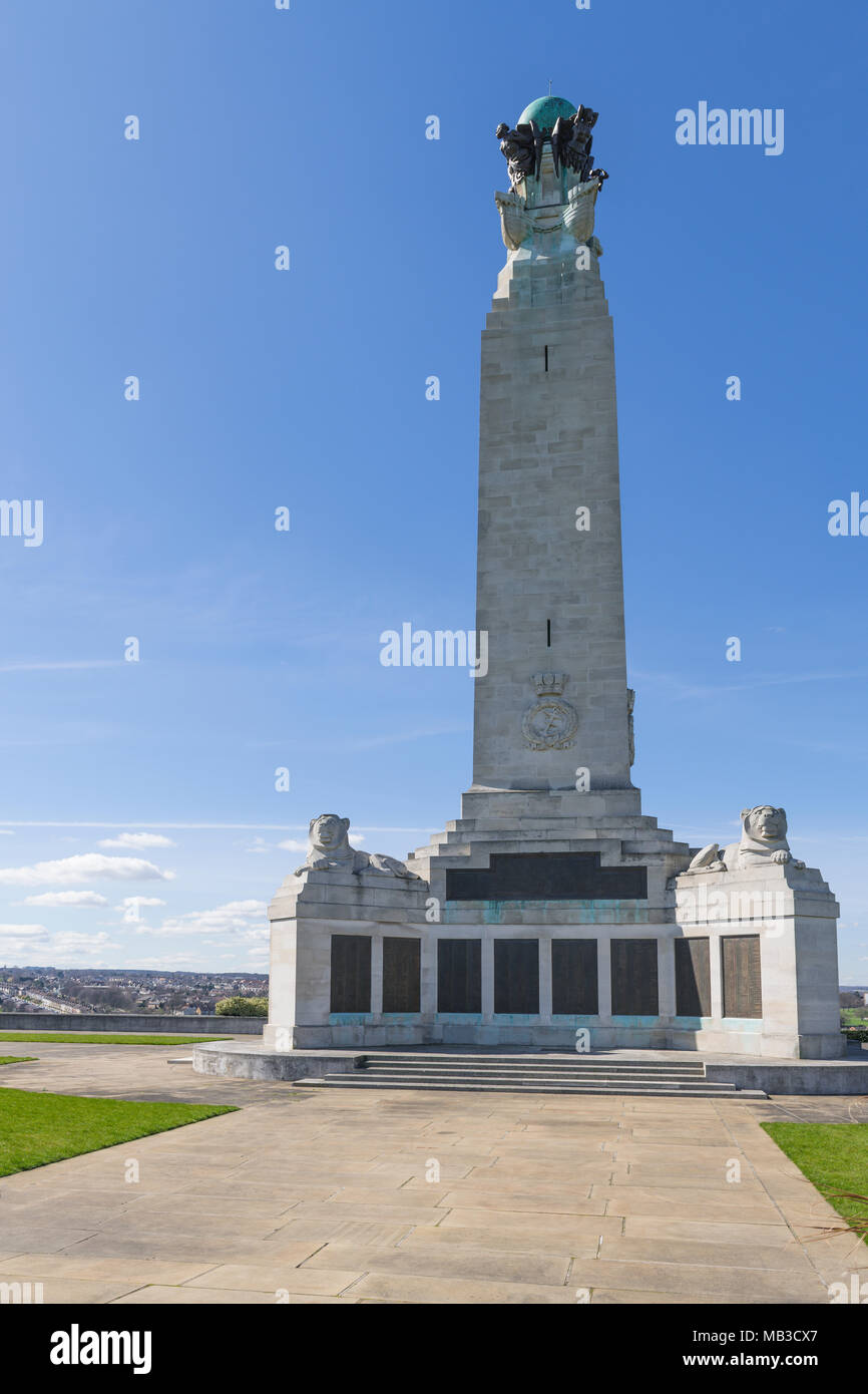 War graves commission royal naval memorial at Chatham, Kent Stock Photo ...