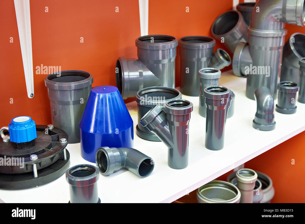 Pvc pipe plumbing system hi-res stock photography and images - Alamy