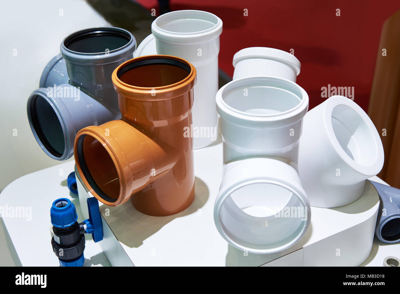 Pvc pipe plumbing system hi-res stock photography and images - Alamy