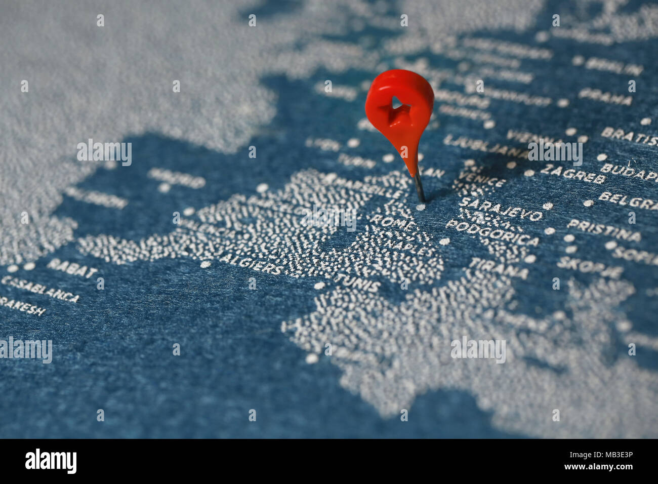 map in europe Stock Photo - Alamy