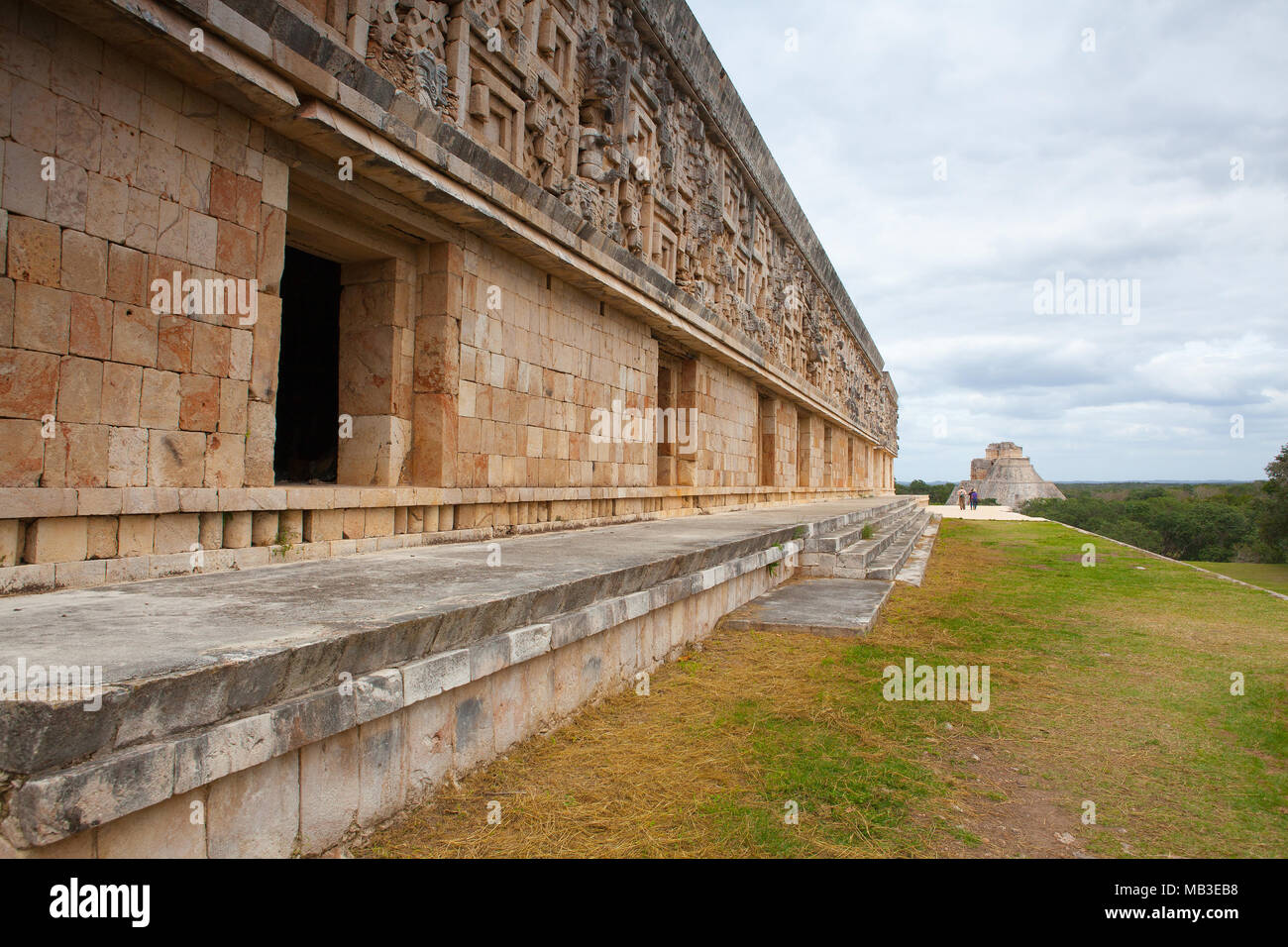 Uxmal, Mexico - January 30, 2018: Majestic ruins in Uxmal,Mexico. Uxmal ...