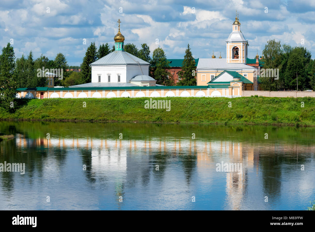 The Holy spirit of Jacob Borovichi monastery. the city of Borovichi ...